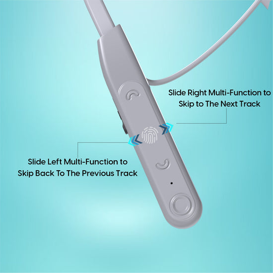 LYNE Rover 25 40 Hours Music Time Bluetooth Neckband with Touch Functi ...