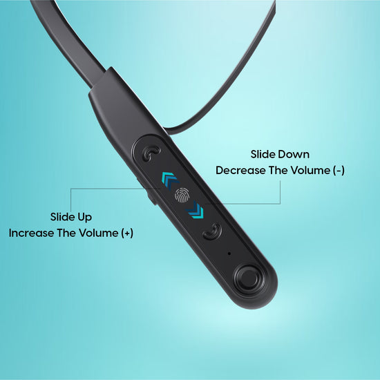 LYNE Rover 25 40 Hours Music Time Bluetooth Neckband with Touch Functi ...