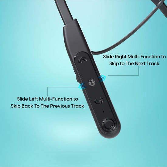 LYNE Rover 25 40 Hours Music Time Bluetooth Neckband with Touch Functi ...