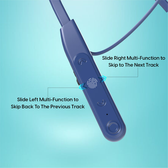 LYNE Rover 25 40 Hours Music Time Bluetooth Neckband with Touch Functi ...